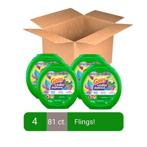 Gain Flings 3 in 1 Original Scent Laundry Detergent Pods (76-Count ...