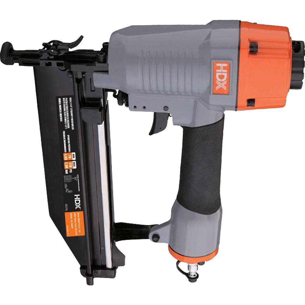 HDX Pneumatic 16-Gauge 2-1/2 in. Straight Finishing Nailer HDXFN64