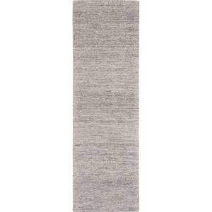 Nourison Weston Silver Birch 4 ft. x 6 ft. Solid Contemporary Area Rug ...