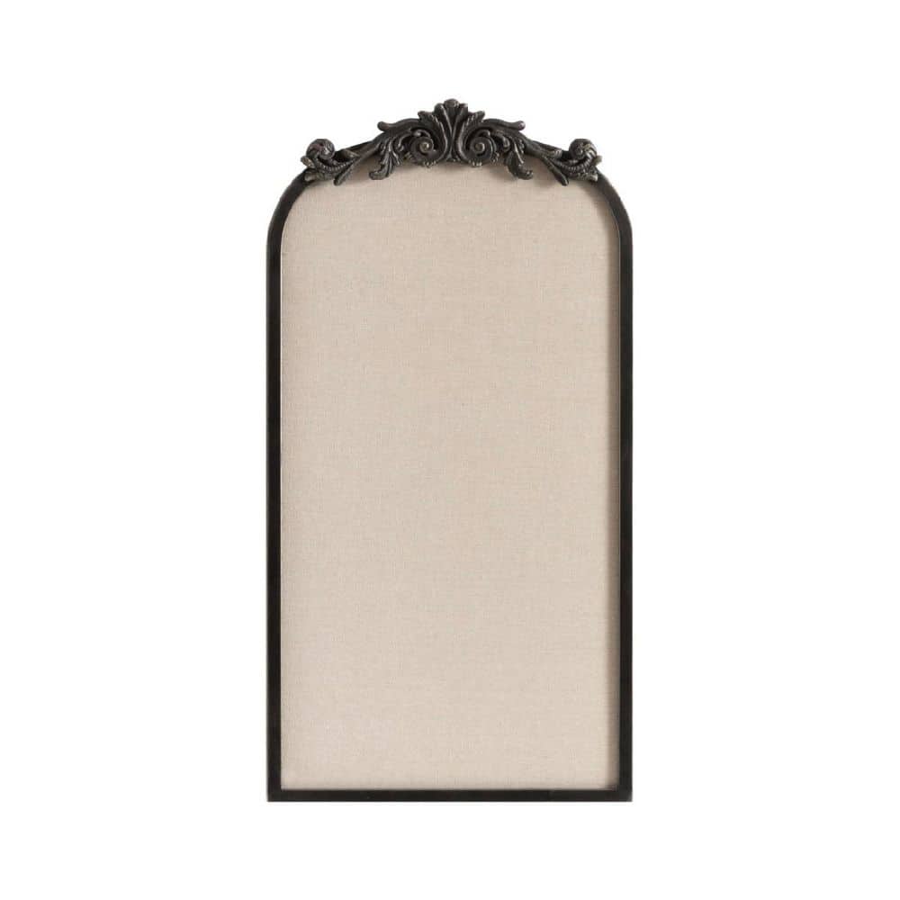 31 in. x 19 in. Black Metal Framed Memo Board HDCSLXQFSP - The Home Depot