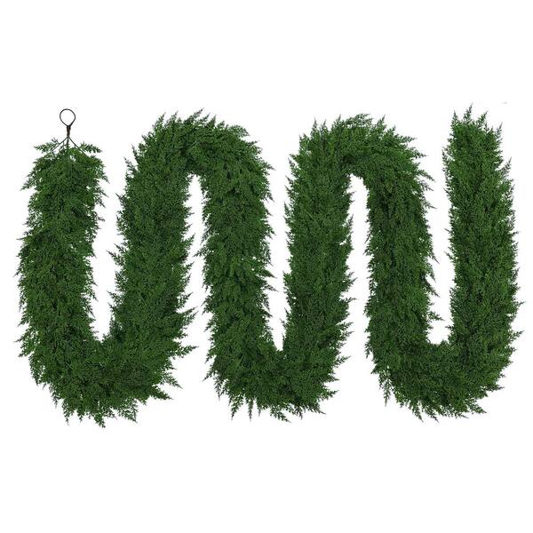 Red Sleigh 9 ft. Unlit Artificial Oregon Fir Commercial Christmas ...
