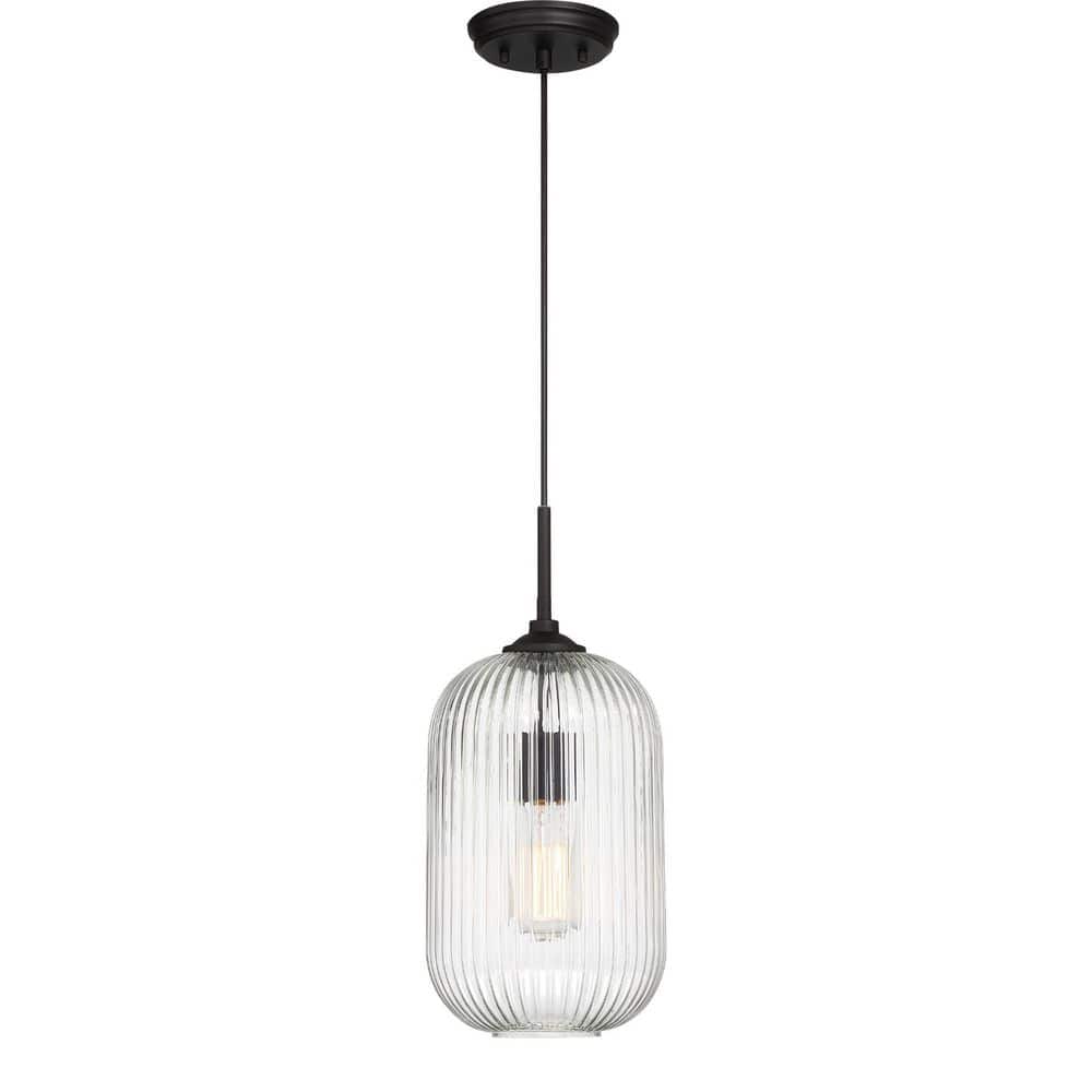 Modland Light Pro 1-Light Modern Matte Black Finish Hanging Pendant ...