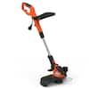 YARD FORCE 15 in. 5.5 Amp Corded Electric High-Performance Dual-Line 2 ...