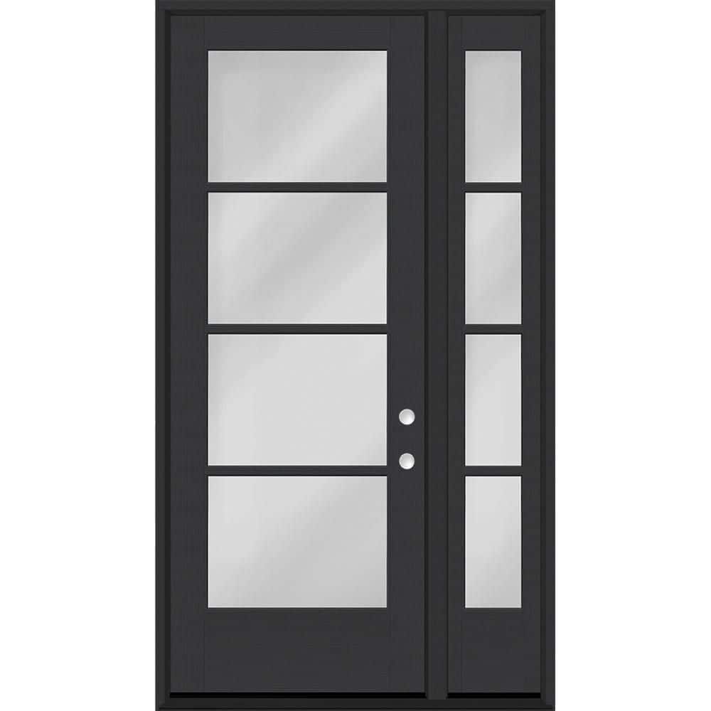 Steves & Sons Legacy 51 in. x 96 in. Icon 4L Modern ClearGlass LHIS ...