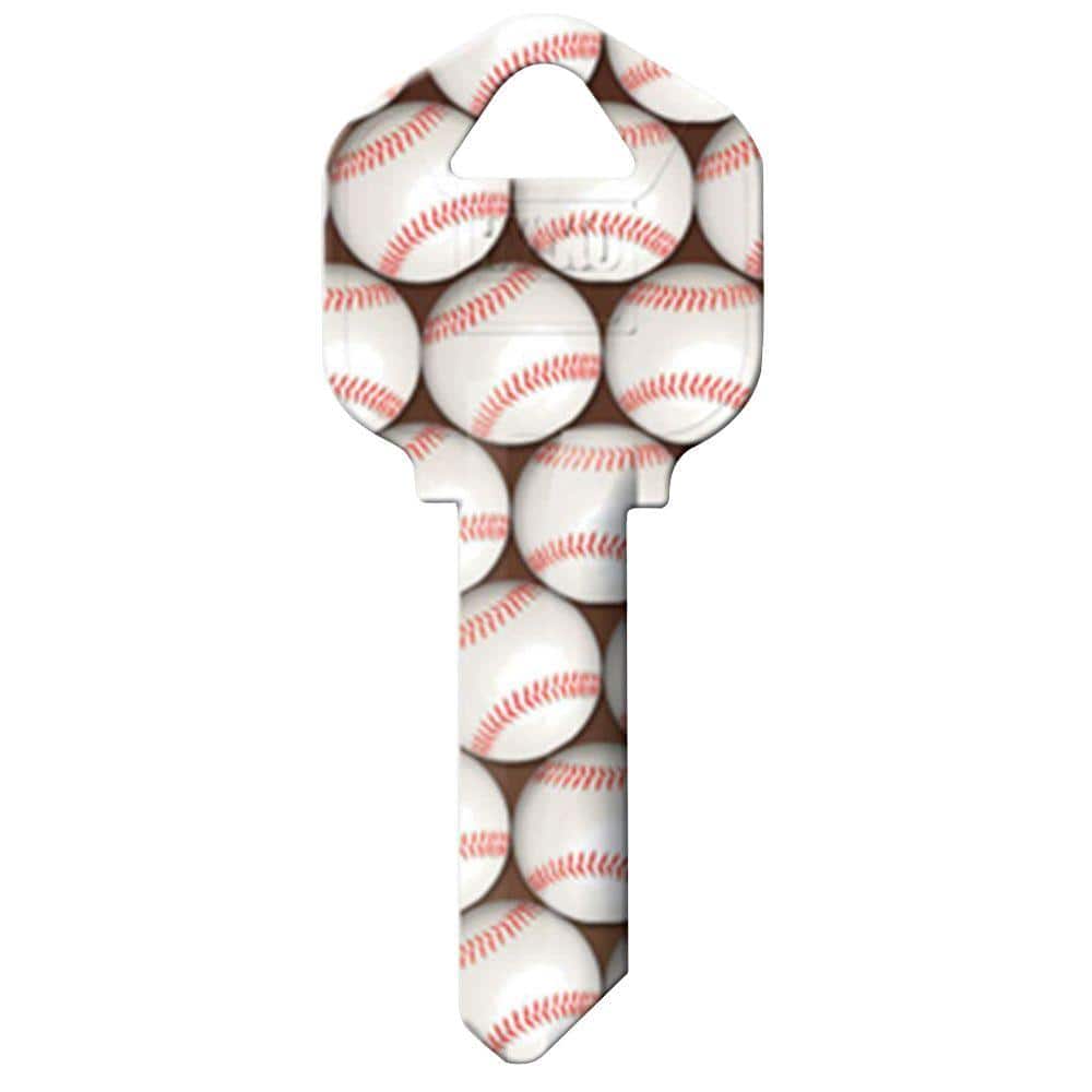 HY-KO Blank Kwikset Baseball House Key 16010KW1-26 - The Home Depot