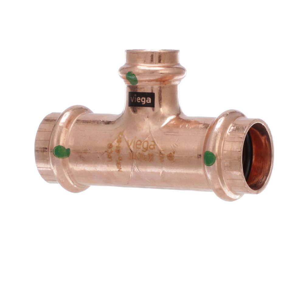 Viega ProPress 3 4 In X 3 4 In X 1 2 In Press Copper Reducing Tee