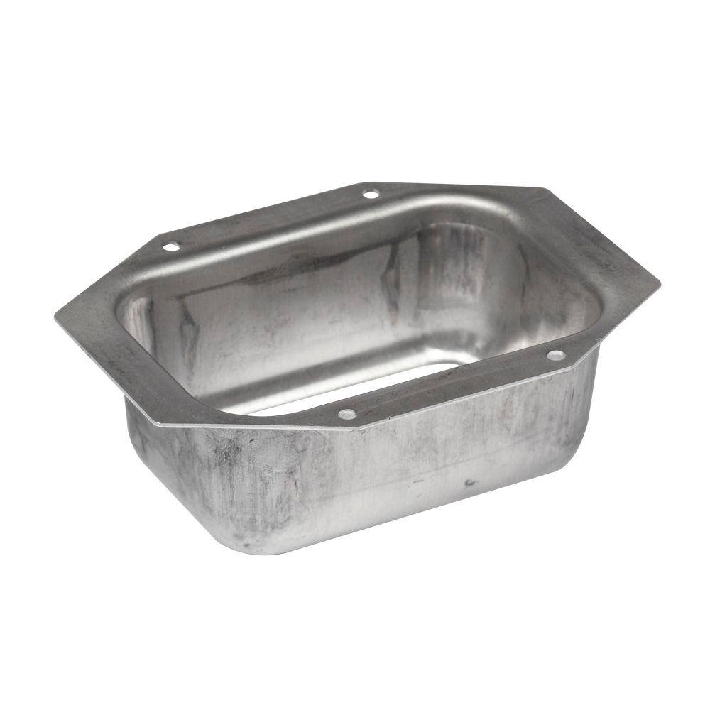 Amerimax Home Products 2 in. x 3 in. Mill Finish Aluminum Downspout ...