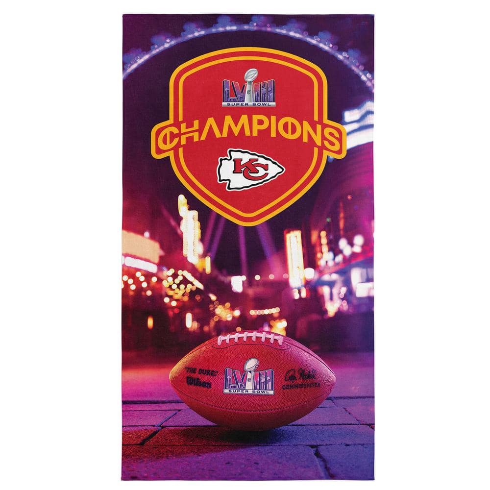 THE NORTHWEST GROUP NFL Chiefs SB58 Elite Champs Printed Cotton ...