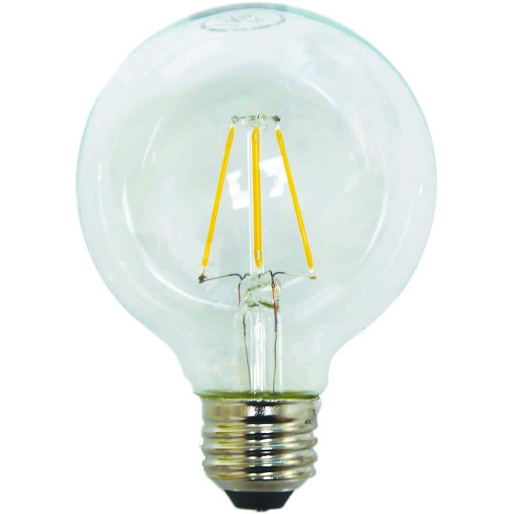 Reviews for EcoSmart 60W Equivalent Soft White G25 Filament Dimmable ...