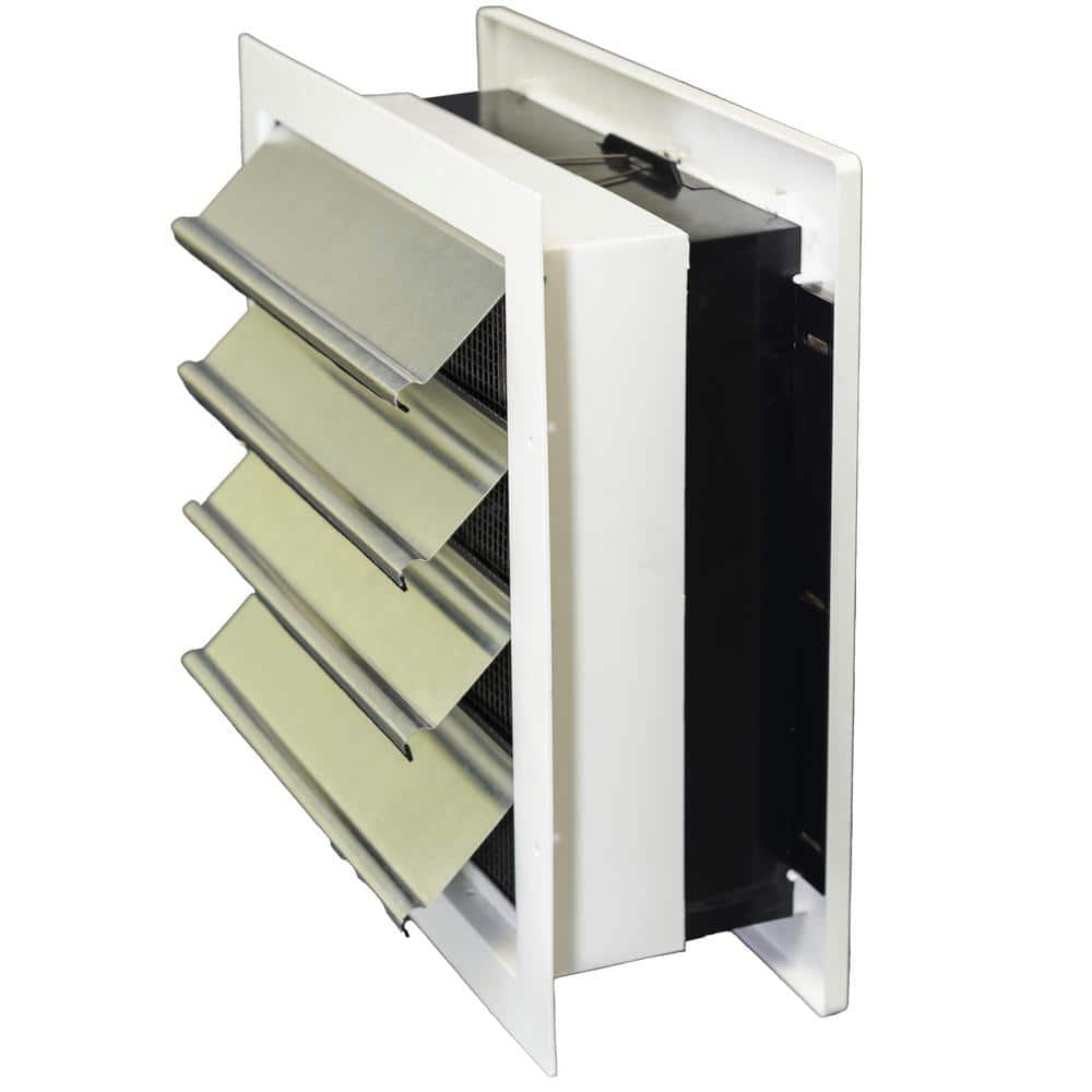 Hessaire 2160 CFM Shutter Exhaust Fan Wall Mounted, 12 in. Propeller ...