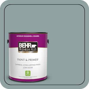 BEHR ULTRA 1 gal. #N440-4 October Sky Extra Durable Flat Interior Paint ...
