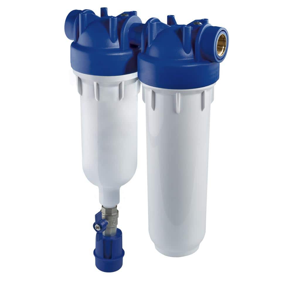 Rain Harvesting Self-Cleaning 2 Stage Filter System - Slim 10 in ...