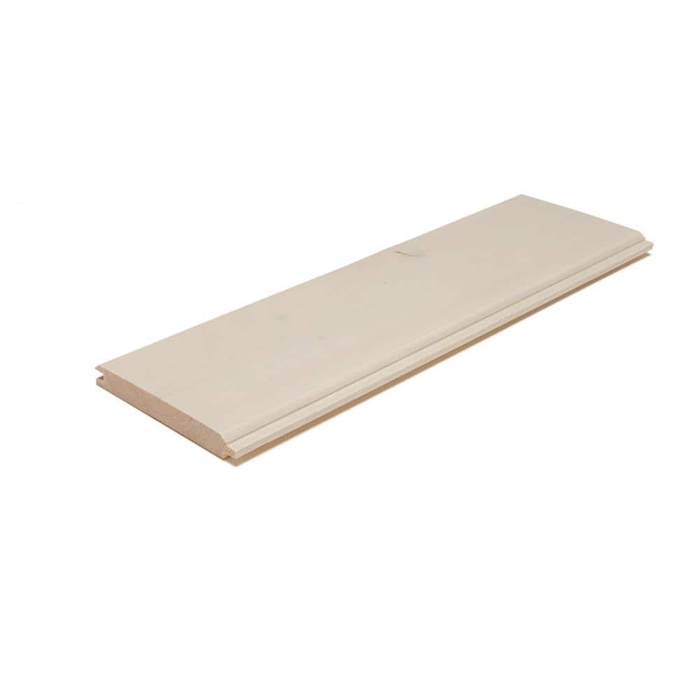 1 in T x 6 in W x 8 ft L Prefinished T&G End Matched Pine in Seagull ...
