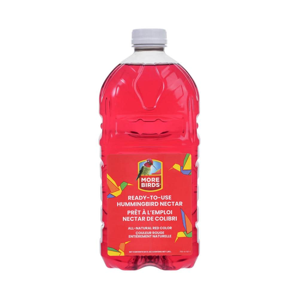 More Birds 64 oz. Hummingbird Red Nectar Ready to Use MB700 - The Home ...