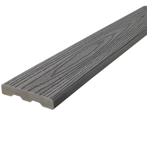 Fiberon Good Life 1 in. x 5-1/4 in. x 12 ft. Beach House Square Edge ...