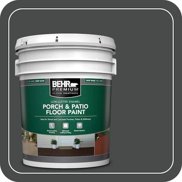 BEHR PREMIUM 5 gal. #N450-7 Astronomical Low-Lustre Enamel Interior ...