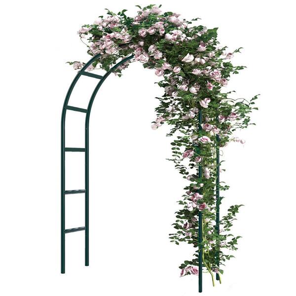 TIRAMISUBEST 78 in. x 45 in. Metal Garden Arch Grille, Adjustable Arbor ...