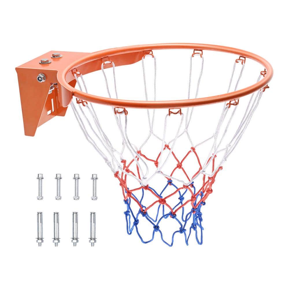 VEVOR 18 in. Basketball Rim Wall Door Mounted Basketball Hoop, Heavy ...