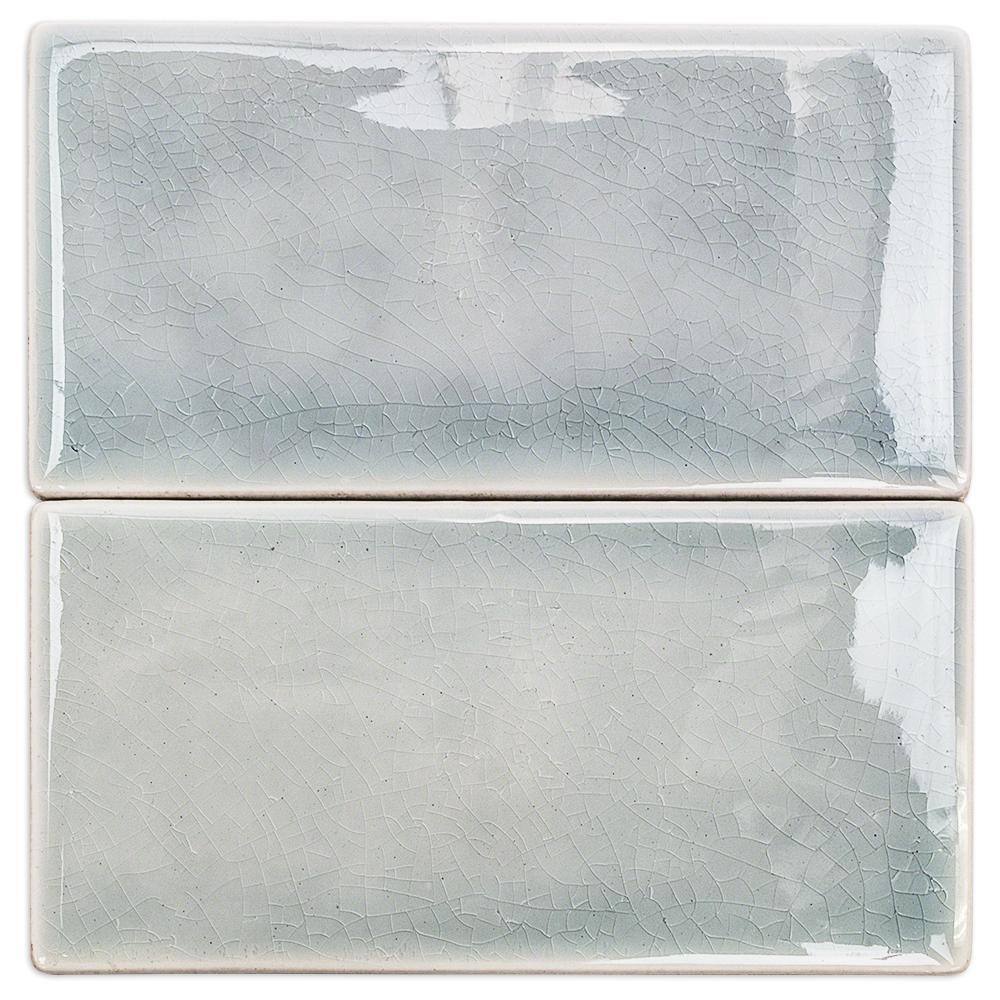 Buy Delphi Arctic Blue 3 in. x 6 in. Polished Subway Ceramic Wall Tile ...