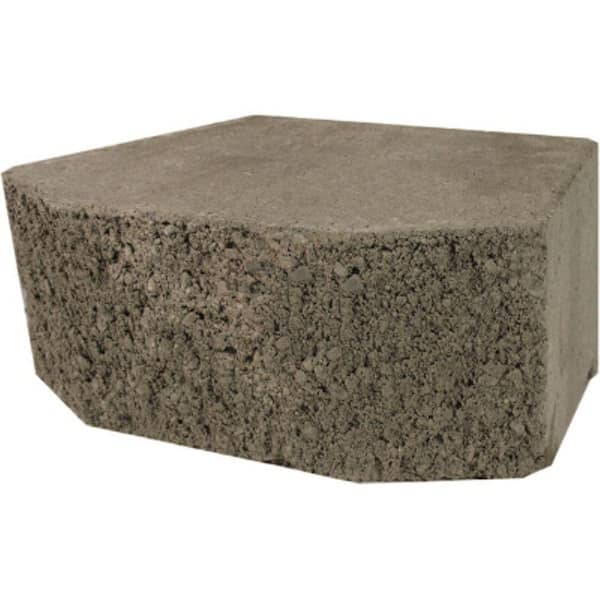 Oldcastle 16 in. x 12 in. Concrete Garden Wall Block 16200835 - The ...