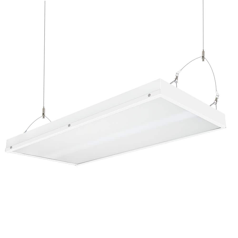 WYZM 2 ft. 400-Watt Equivalent Integrated LED White Shop High Bay Light ...