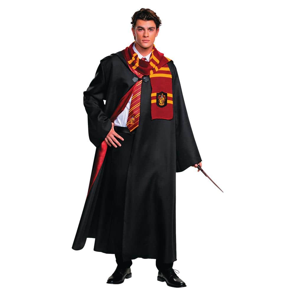 Disguise Adults Deluxe Harry Potter Gryffindor Robe - Large 50 in.-52 in.+ - Adult Halloween ...