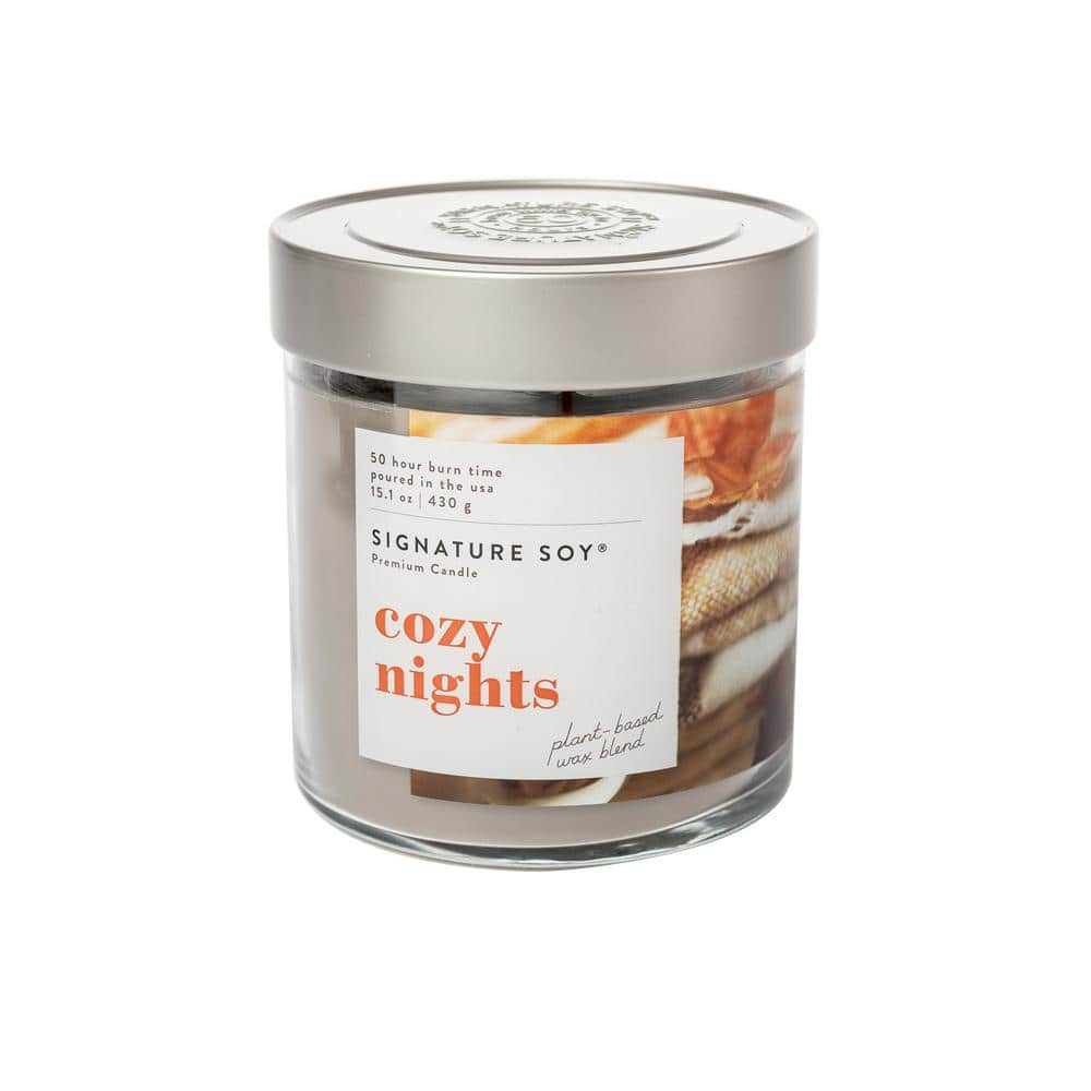 Signature Soy 15.2 oz. Cozy Nights Scented Candle 16289246000 - The ...