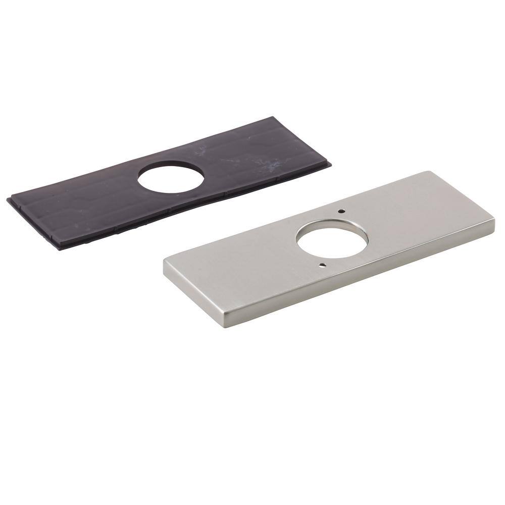 Delta Modern 1.75 in. x 0.38 in. Metal Deck Plate in Stainless ...