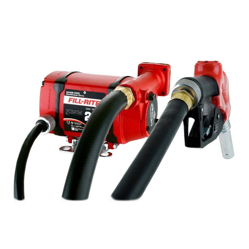 FILL-RITE 12V/24V 25 GPM 1/3 HP Nextec Fuel Transfer Pump w/Discharge ...