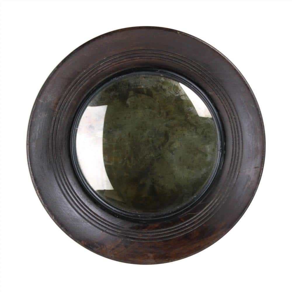 HomeRoots 2.25 in. x 9.5 in. Classic Irregular Framed Medium Brown Wood ...