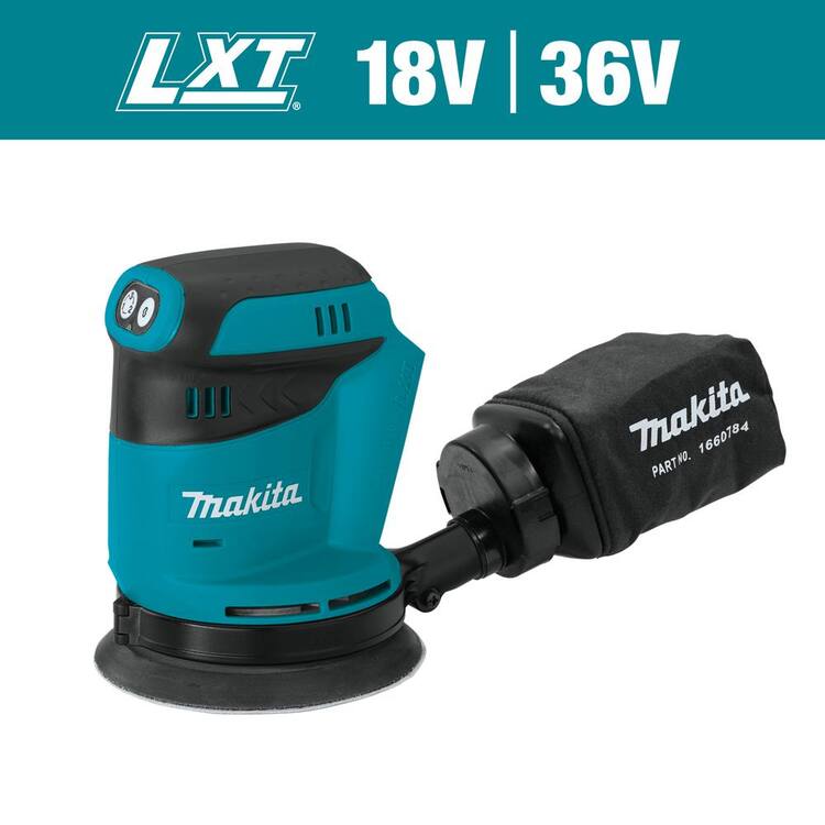 Makita 18V LXT Lithium-Ion Cordless 5 in. Variable Speed Random Orbit ...