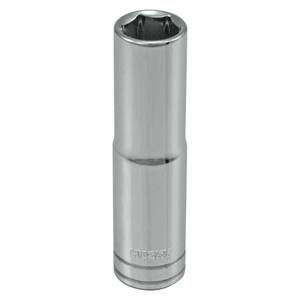 Husky 3/8 in. Drive 7/16 in. 6-Point SAE Deep Socket H3D6PDP716