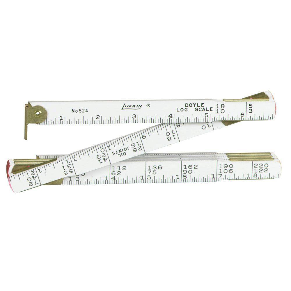 Lufkin 48 in. x 5/8 in. Doyle Log Ruler TT524N - The Home Depot