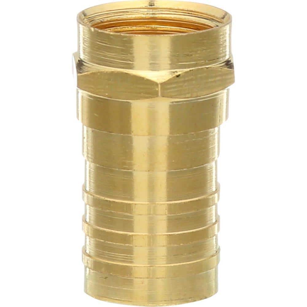 Zenith Crimpon F Connectors in Gold, 2-Pack VA1002RG6CR - The Home Depot