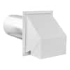 Everbilt 6 in. Heavy Duty Exhaust/Intake Hood in White VTH0005 - The ...