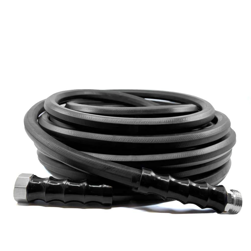 IMPULSE 5/8 in. x 100 ft. Commercial Grade Rubber Water Hose IMPRB58100 ...