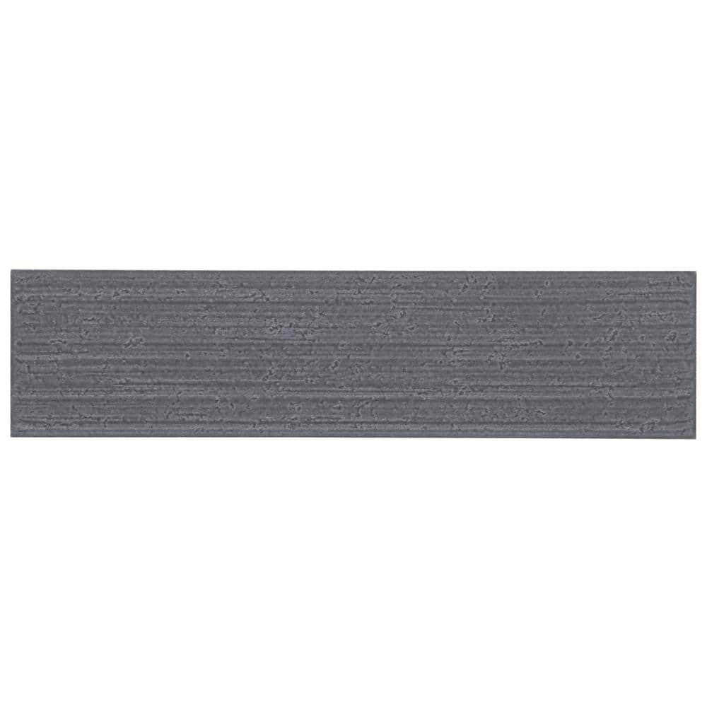Ivy Hill Tile Barclay Moon Gray 2.55 in. x 0.35 in. Textured Matte ...