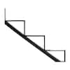 Pylex 3-Steps Steel Stair Stringer black 7-1/2 in. x 10-1/4 in ...