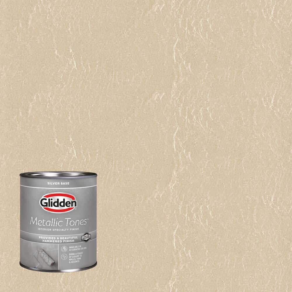 GLIDDEN METALLIC TONES 1 qt. MTL130 Astute Metallic Interior Specialty ...