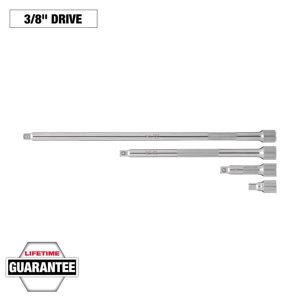 Milwaukee 3/8 in. Drive Extension Set (4-Piece) 48-22-9341 - The Home Depot