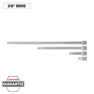 GEARWRENCH 3/8 in. Drive Locking Impact Extension Set 3 in., 6 in. and ...