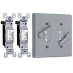 Greenfield Weatherproof Electrical Box Lever Switch Cover with Single ...
