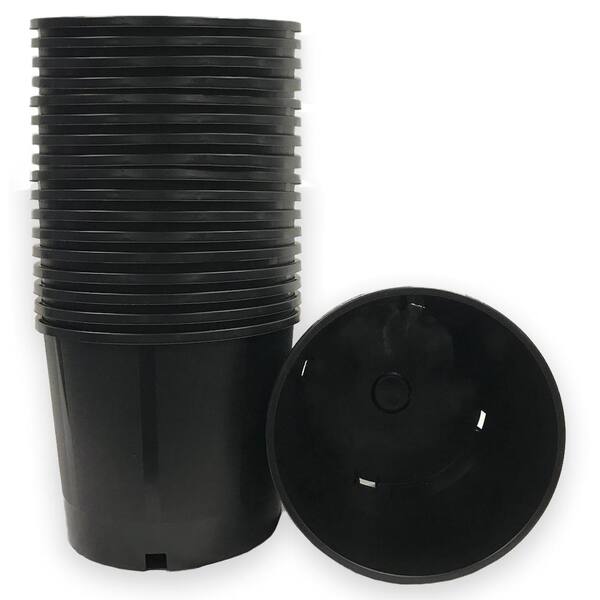 5 in. L x 5 in. W x 5 in. H x 5 in. Square Nursery Plant Pot Garden ...