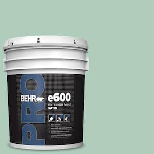 BEHR PRO 5 gal. #T13-12 Jazzy Jade Low Luster Exterior Paint PR62005 ...
