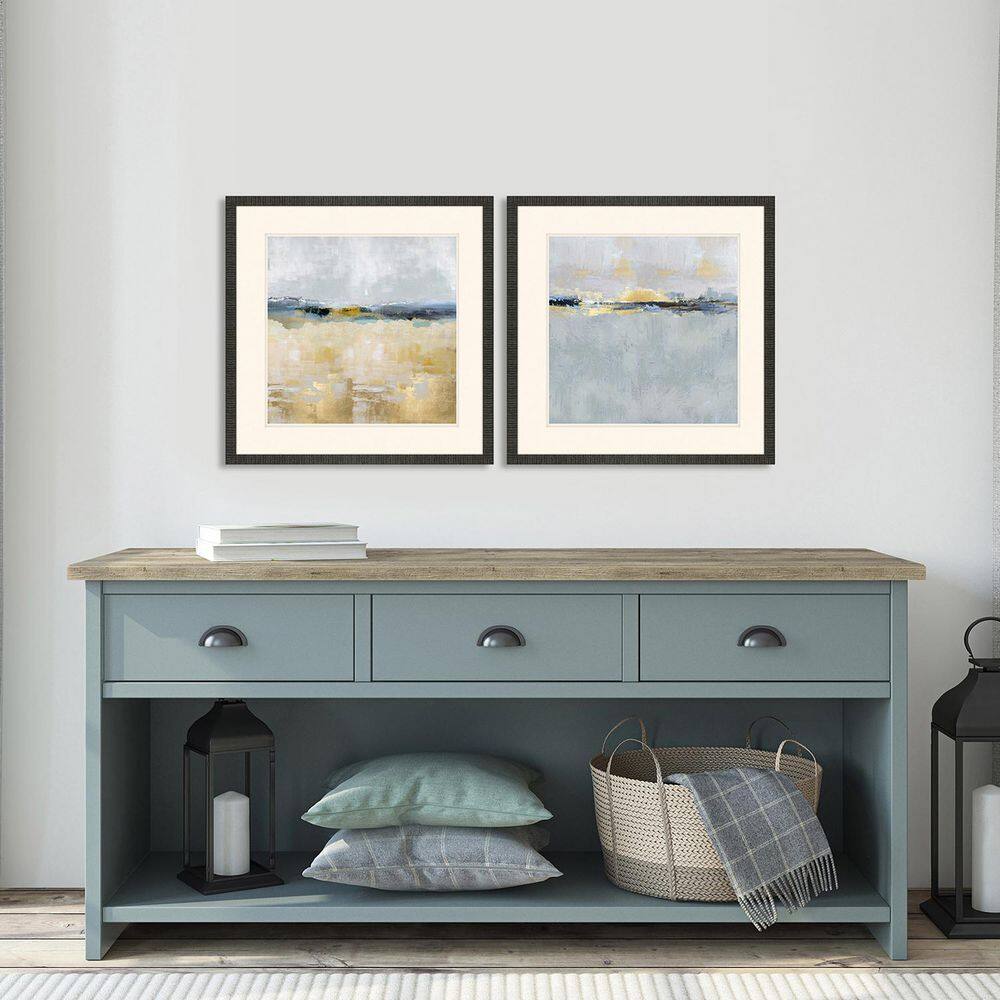 Paragon Gentle Horizon by Duncan 2 Piece Framed Giclee Coastal Art ...