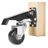 WEN 3 in. Dia. Wheels Retractable Workbench Casters, 800 lbs. Capacity ...