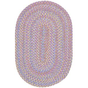 Rhody Rug Play Date Pink Multi 6 ft. x 6 ft. Round Indoor/Outdoor ...