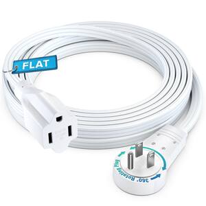 MAXIMM 5 ft. 16/3 Light Duty Indoor Extension Cord with 360° Rotating ...