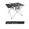 Wakeman Outdoors Folding Camping Table with 4 Cupholders and Carrying ...