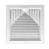 Venti Air 12 in. x 12 in. Aluminum 3-Way Diffuser/Register/Grille for ...